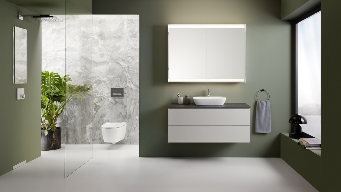 Ideal installation heights in the bathroom | Geberit