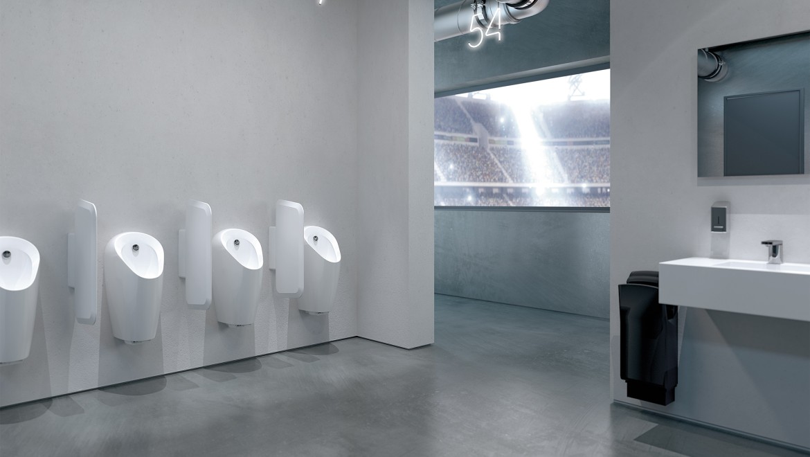 Urinals for private & public sanitary rooms | Geberit