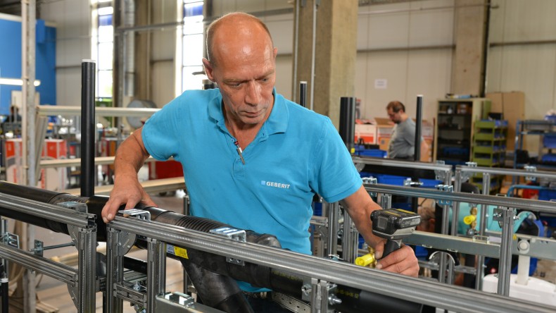 Geberit HDPE polyethylene discharge pipes | Geberit