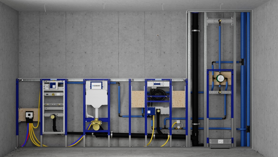 Geberit GIS: Installation walls for the bathroom | Geberit