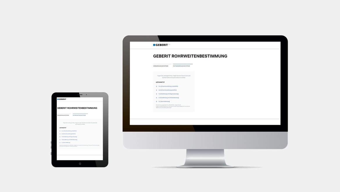 Tools and apps | Geberit
